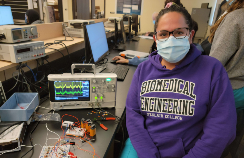 Ambitious BMET students strive to impact healthcare system | St. Clair ...